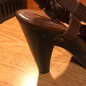 Chaps | Shoes | Chaps Sarita Clog Heel Sandals | Poshmark